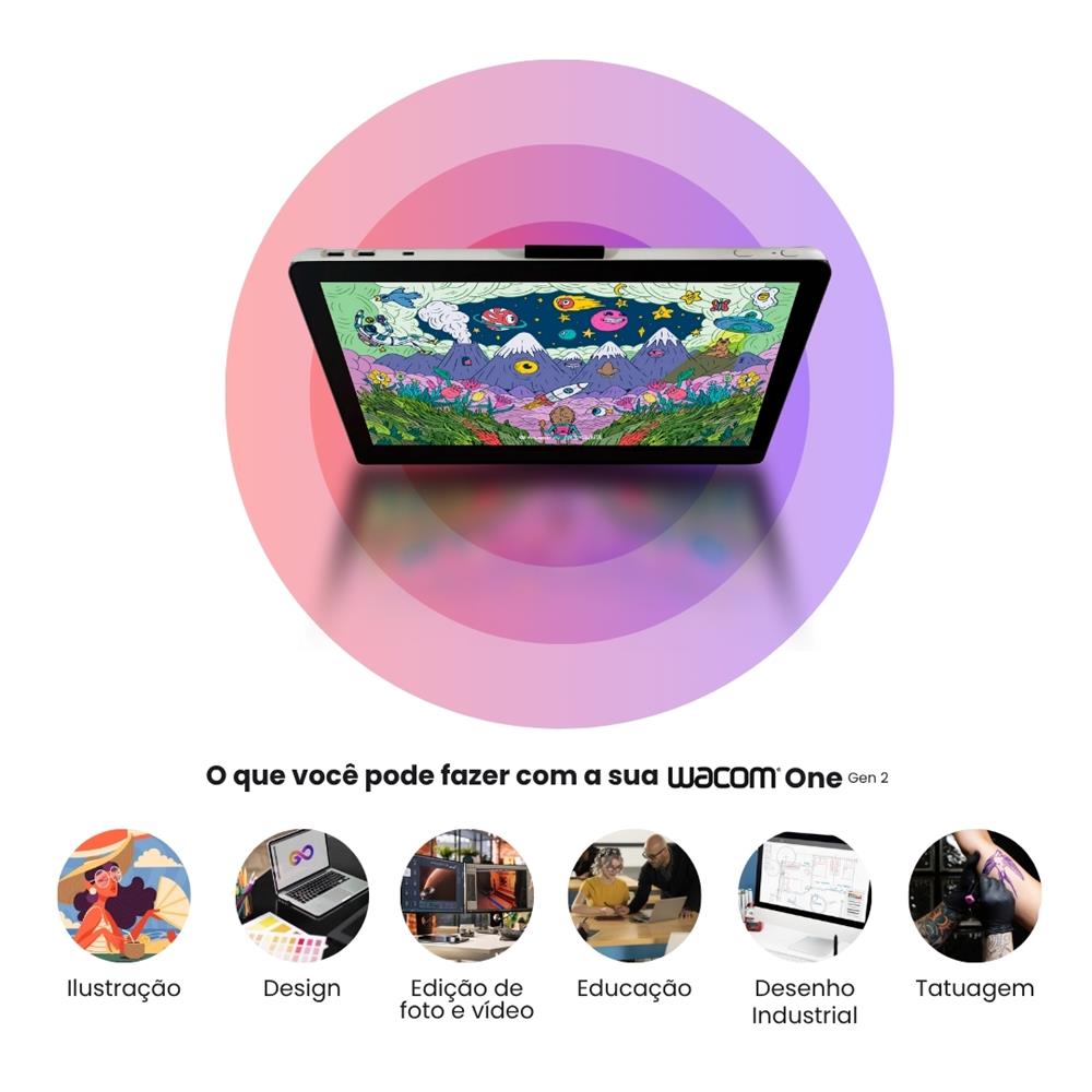 Mesa Digitalizadora Wacom One 12 Titan Lite DTC121