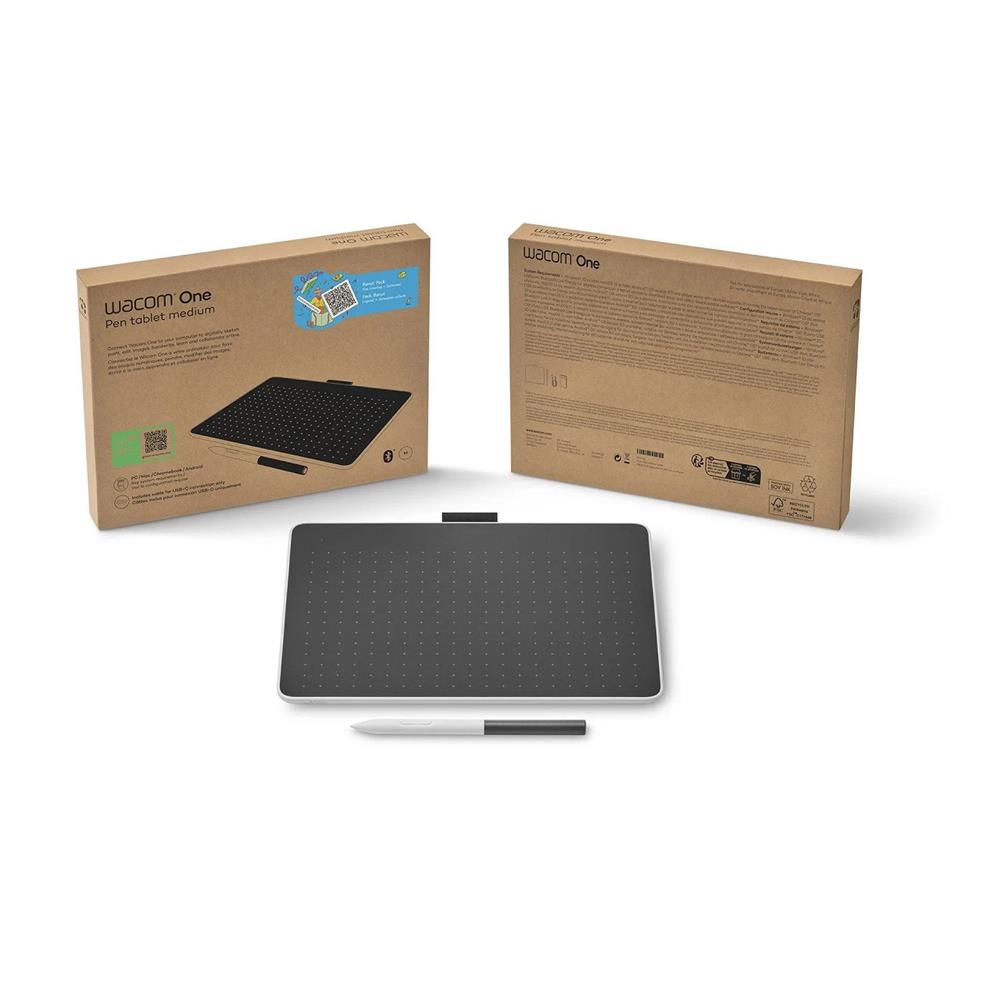 Mesa Digitalizadora Wacom One M, Sem Fio, Bluetooth, Wacom One M, Preto - CTC6110 - Wacom
